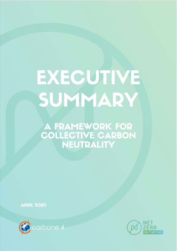 The Net Zero Initiative Framework