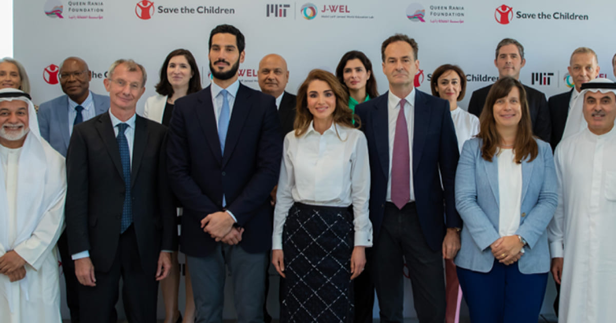 Queen Rania discusses refugee education crisis | Community Jameel