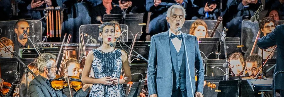 Andrea Bocelli performs with Clara Barbier Serrano at Lourdes sanctuary in magnificent tribute ...