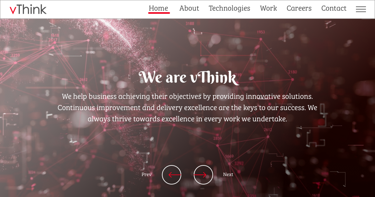 vThink Global Technologies Private Ltd | Mobile, Web applications, Data Science and EDI
