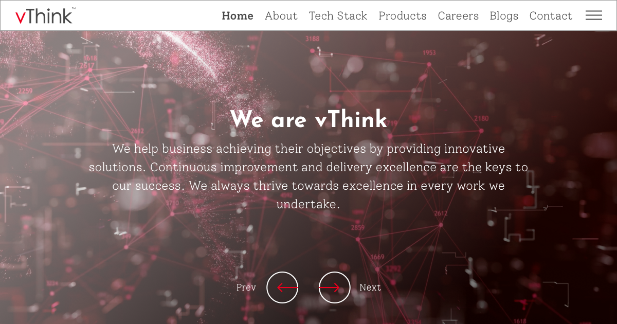 vThink Global Technologies Private Ltd | Mobile, Web applications, Data Science and EDI