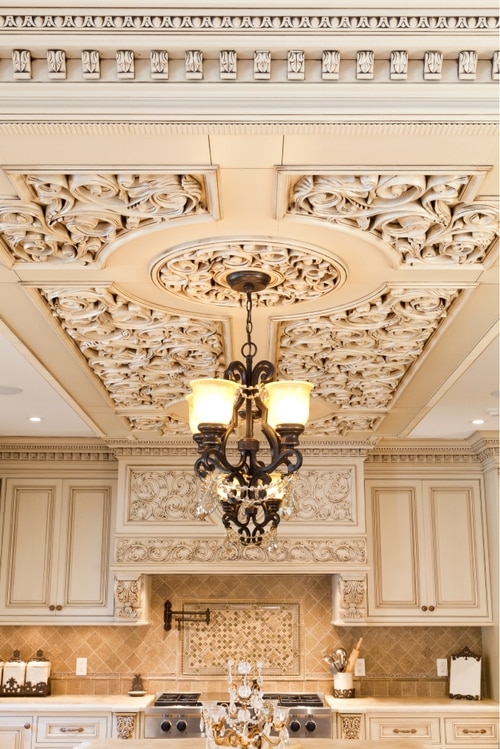 Classic hand carved patina kitchen North Caldwell, NJ | WL Kitchen & Home