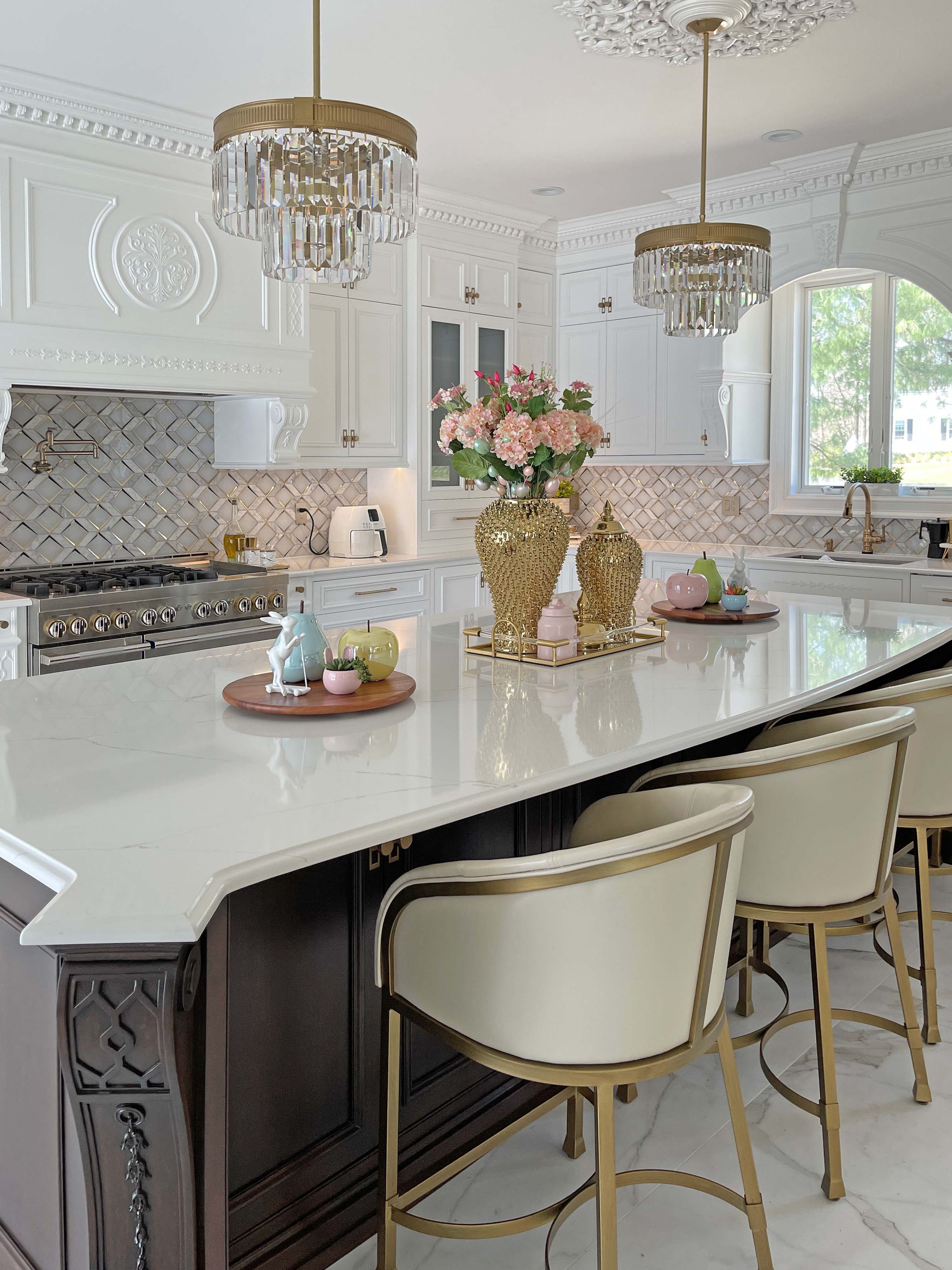Classic white painted kitchen North Brunswick, NJ | WL Kitchen & Home