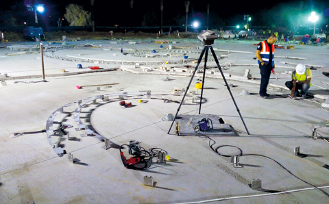 Flexijet 3D | Projection of CAD Points to Create LED Mosaic On Site in ...