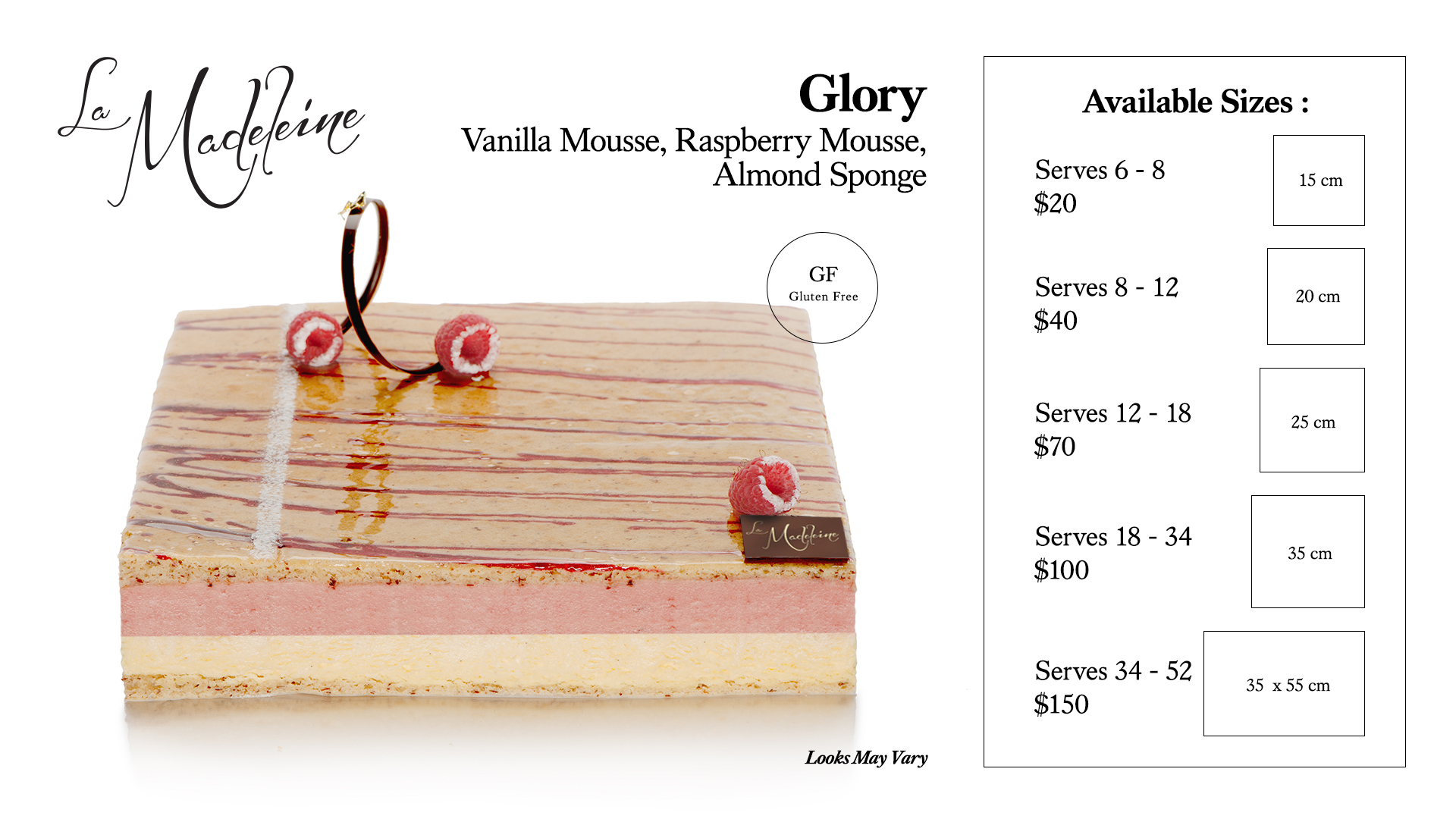 Our Menu | La Madeleine French Dessert Cafe in Adelaide
