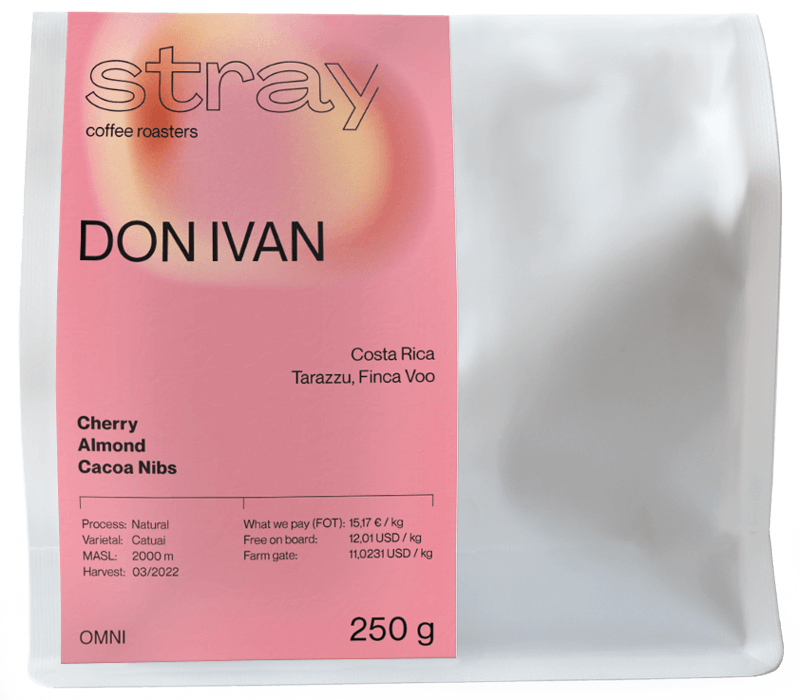 Meine neuen Tüten - ich habe gerade Kaffeekram, also Bohnen, gekauft ...