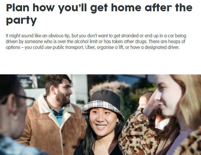 Safer Partying Tips - CODE