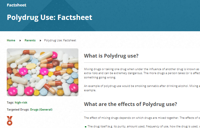 Polydrug Use: Factsheet - CODE