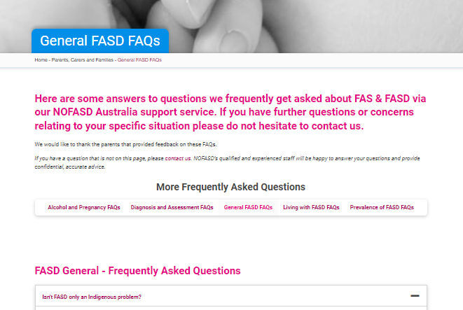 FASD FAQs - CODE