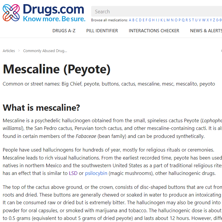 Mescaline - CODE