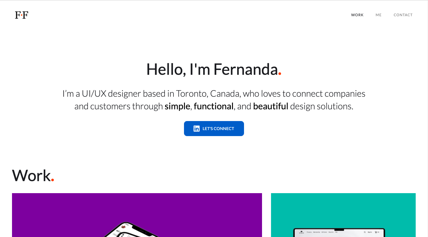 Fernanda Feres - UX/UI Designer