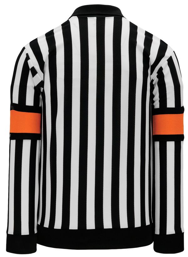 REFEREE LONG SLEEVE ORANGE BAND - RJ200-ORANGE - Custom Hockey Jerseys ...