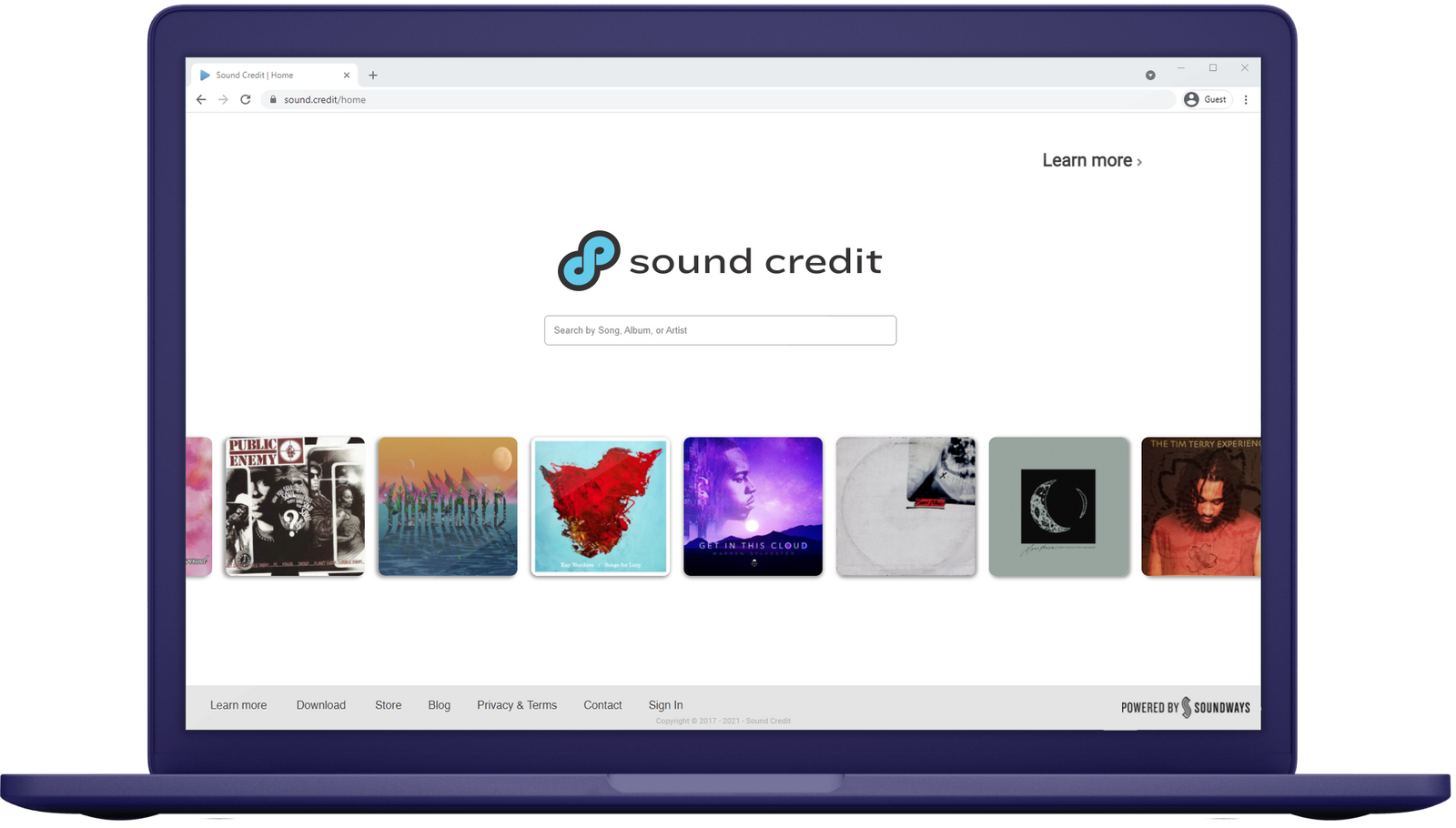 Sound Credit — Music credits, done right.