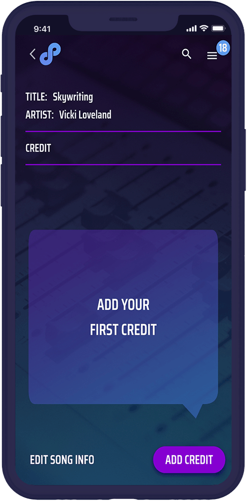 Sound Credit — Music credits, done right.