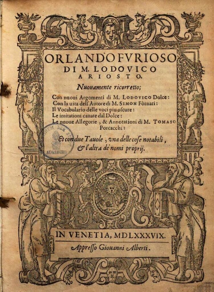 Mappa concettuale Ludovico Ariosto, la vita | Algor Education