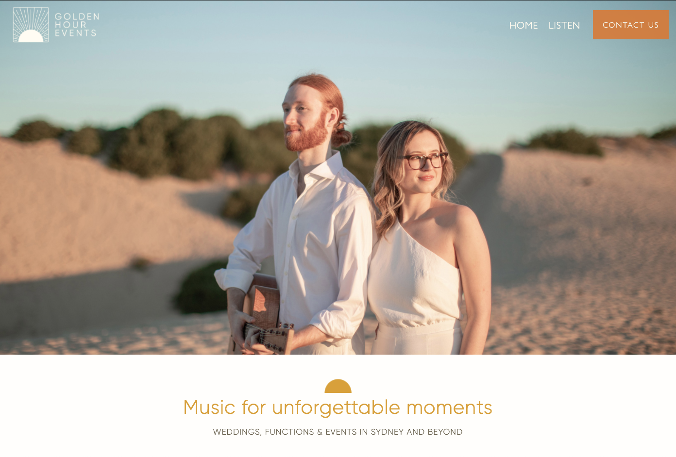 Golden Hour Events - Music for Weddings and Events - Sydney, Australia