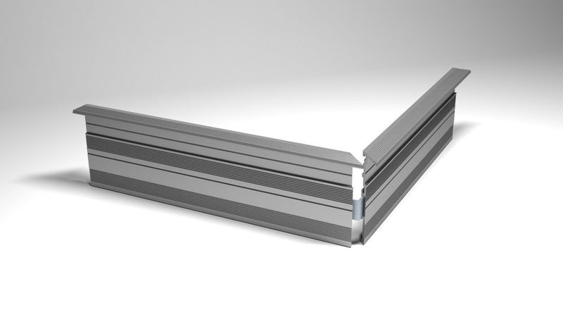Modern flush baseboard Dorsis Linus | Angelbau