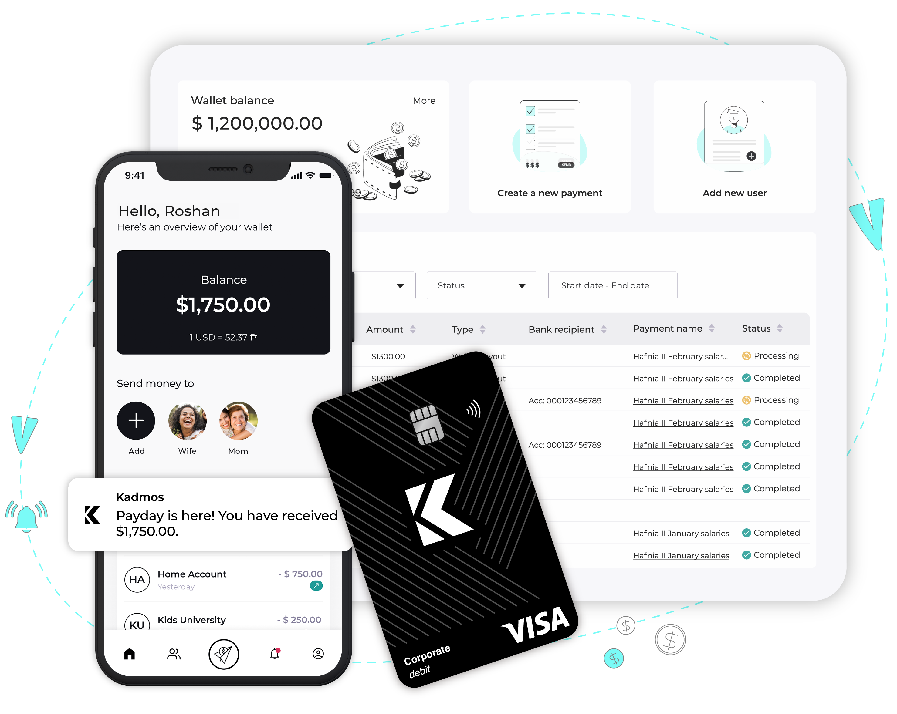 Kadmos - Revolutionizing Worldwide Salary Payments