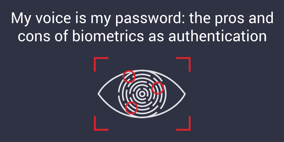 My voice is my password: the pros and cons of biometrics as authentication