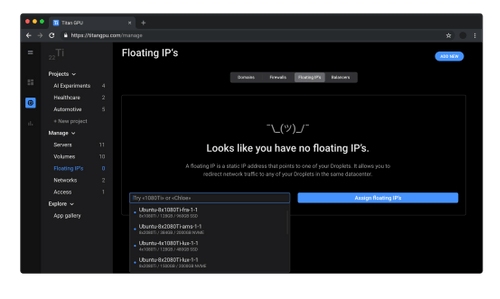 Rent the best GPU Server from 0.38 euro / day — Titan GPU