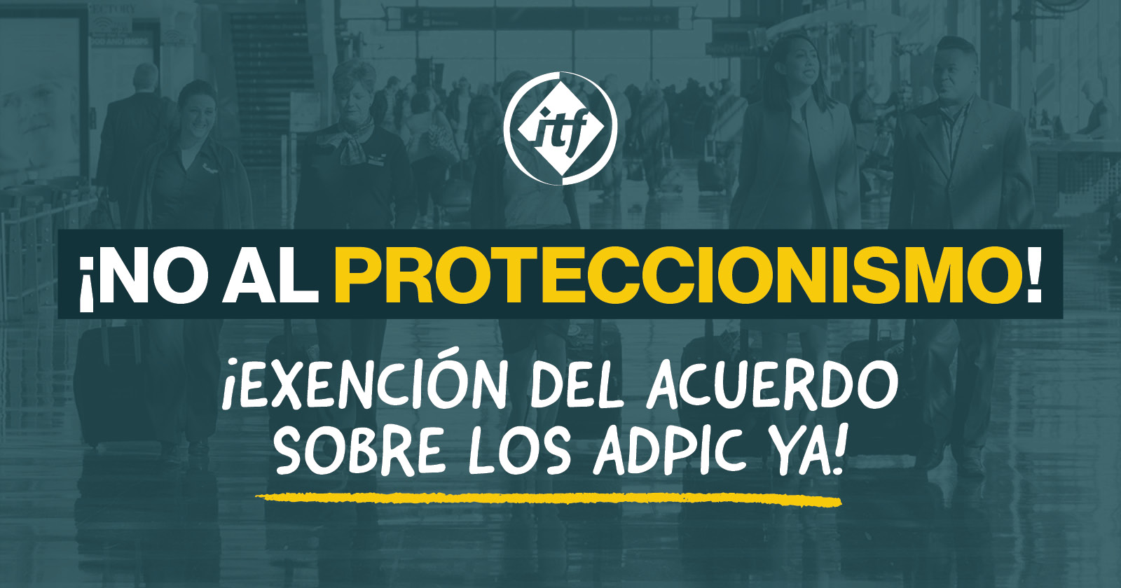 ITF - ¡Exención del acuerdo sobre los ADPIC ya! - Firme la carta abierta
