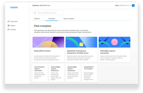 Saidot - Platform for AI Governance and Transparency