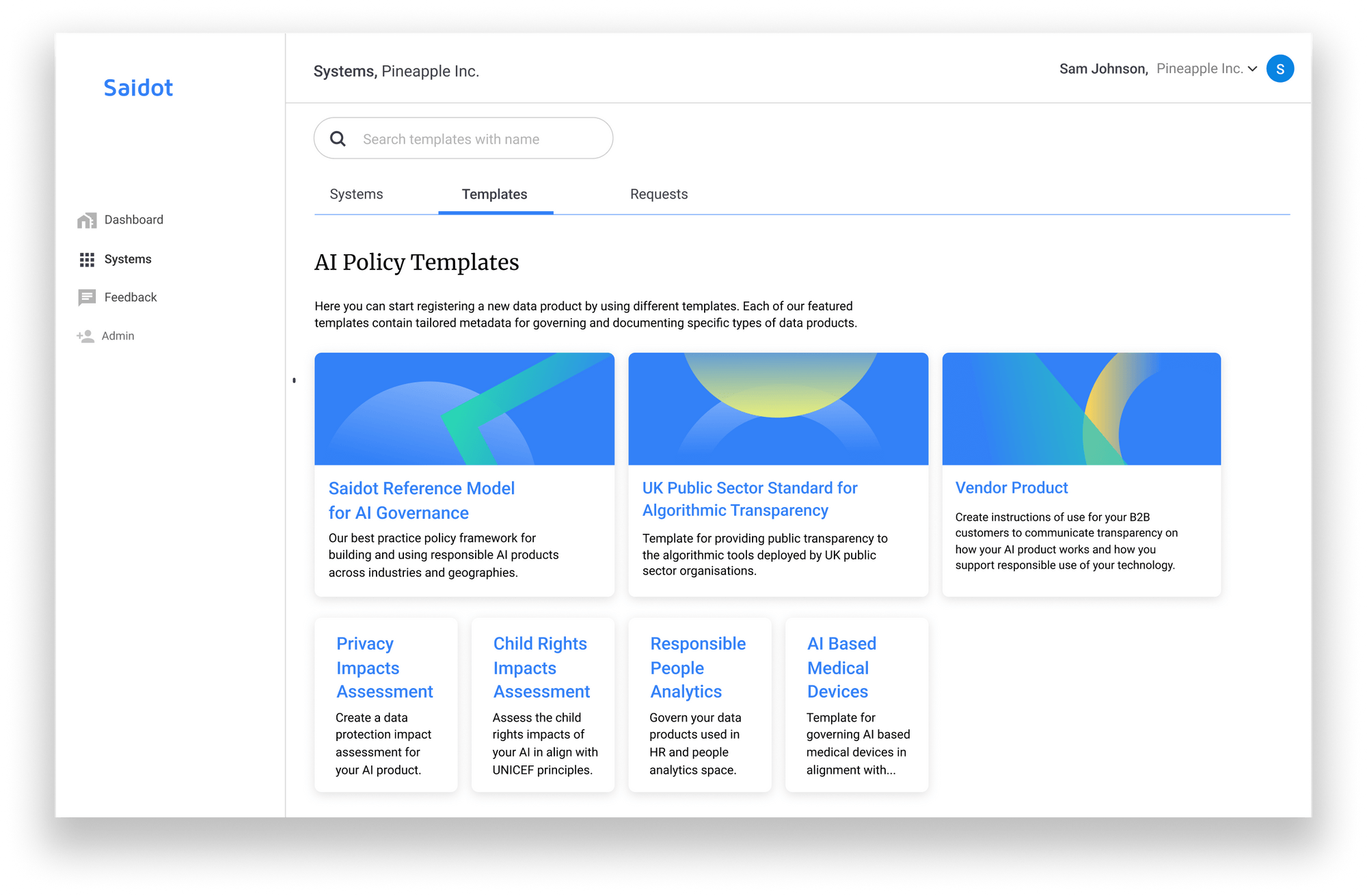 Saidot - Platform for AI Governance and Transparency