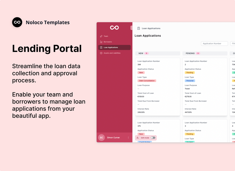 Noloco Templates - Build your no-code app with a ready-made template