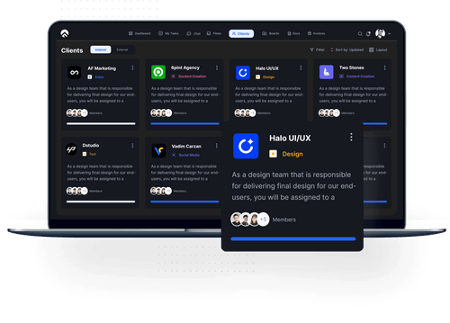 Flozy, a super-app for anyone with clients.