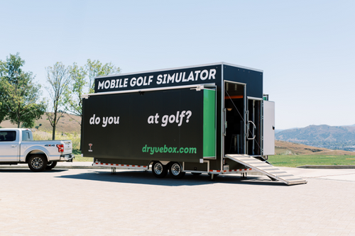 Portable Golf Simulator | Play - Dryvebox