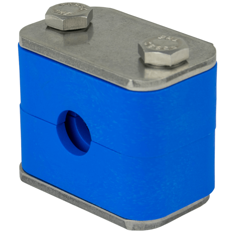 Gang Clamps & Single Tubing Cushion Clamps | Stainless Steel