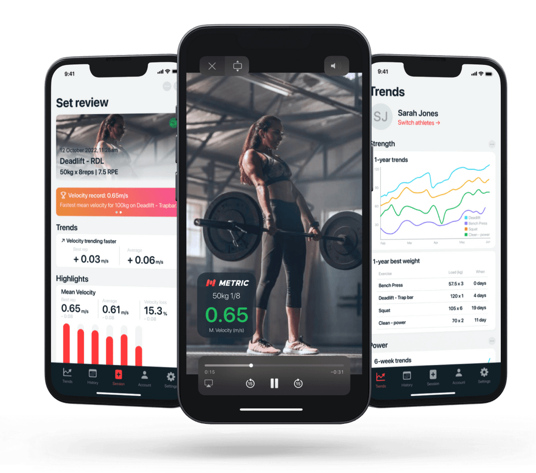 Metric VBT | Velocity Based Training on your Smartphone