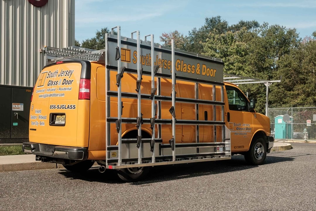 Chevy Express Glass Rack