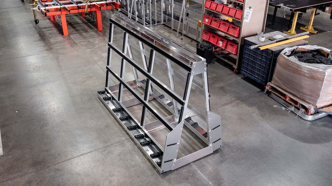 Chevy Silverado Glass Rack