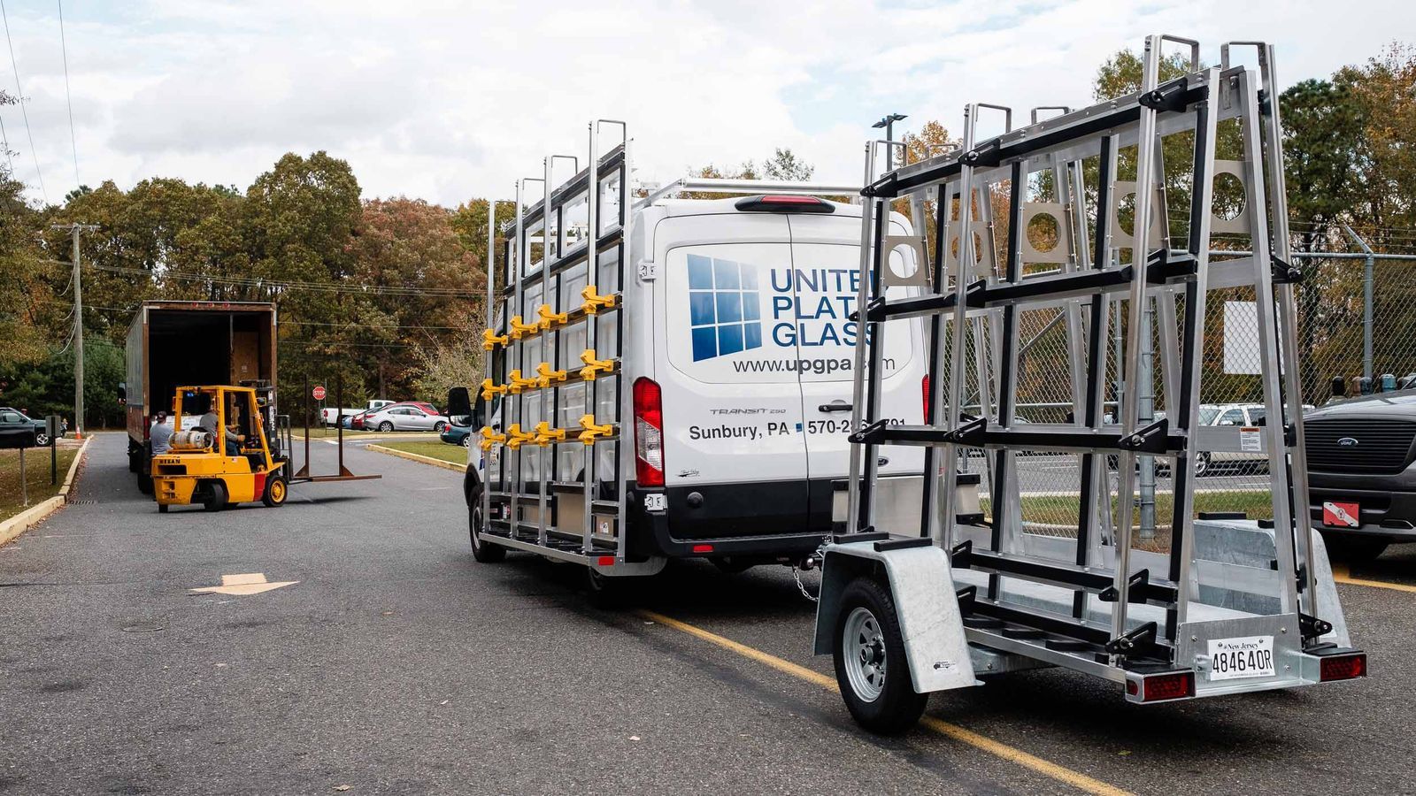 SideKick Glass Transport Trailer