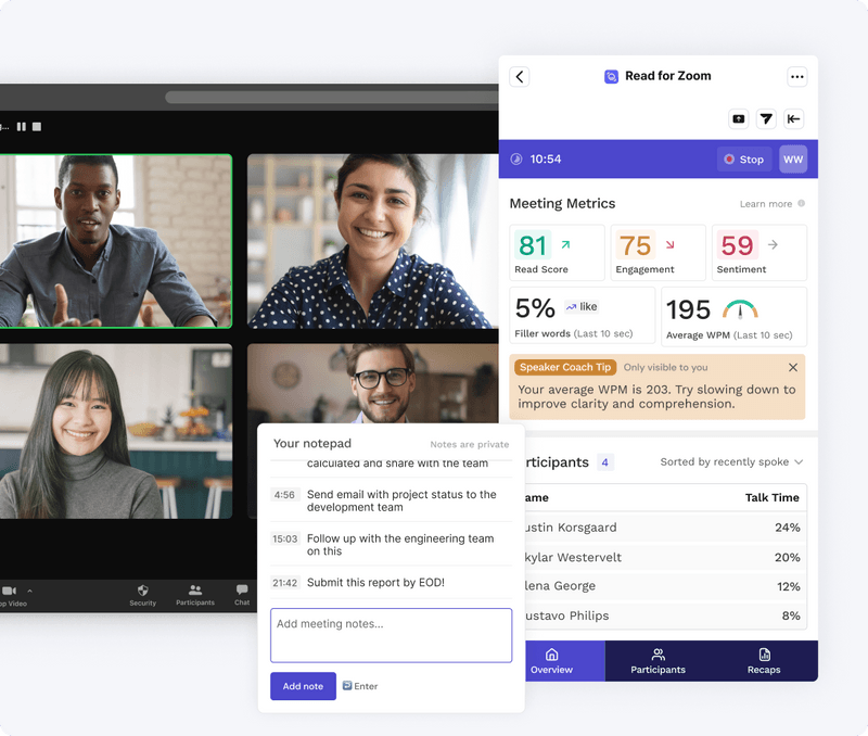 Zoom App for Meeting Navigation, Talk Time, Timer, Analytics | Read