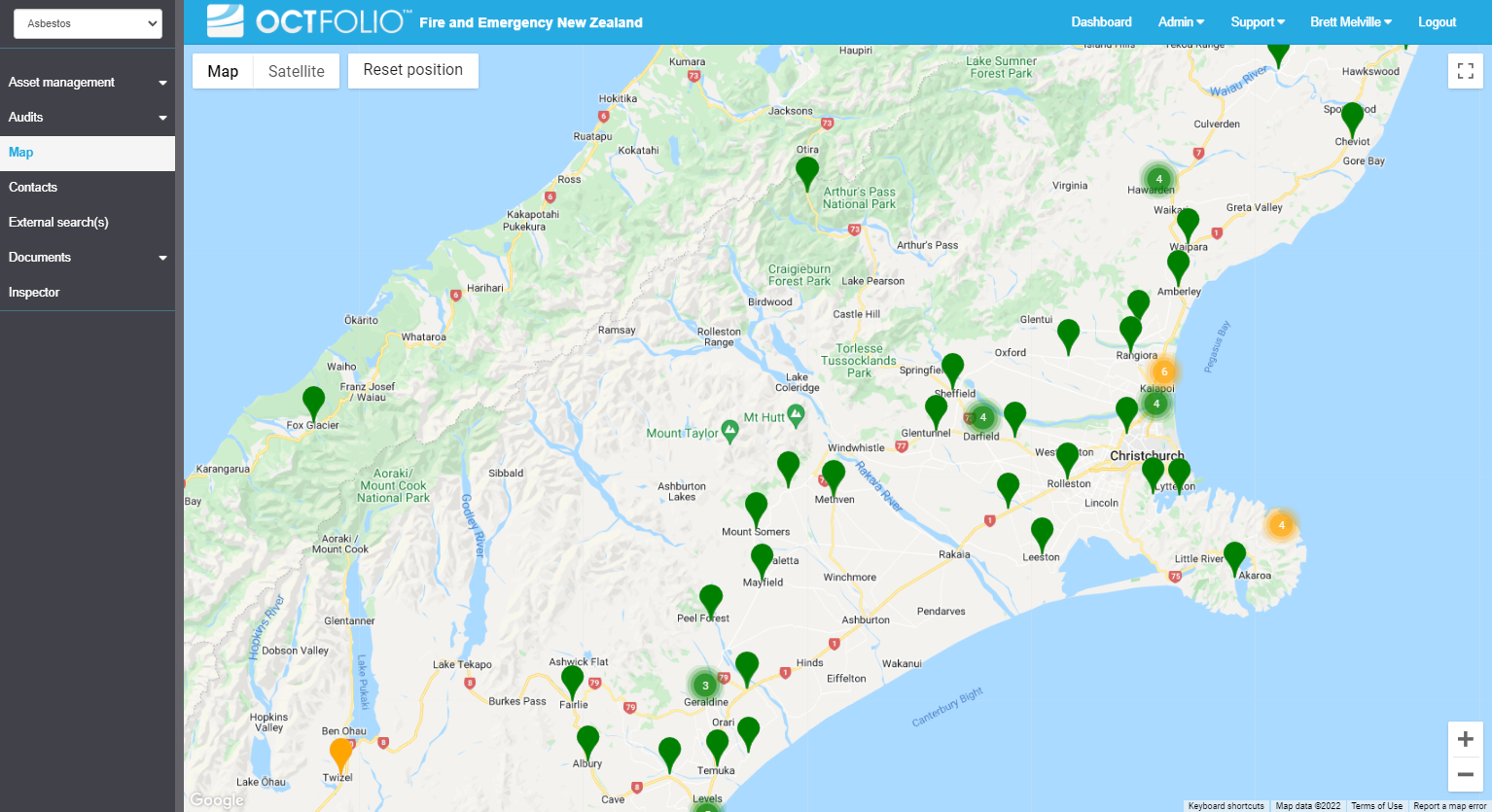 Interactive Asbestos Maps: Asbestos Assets Mapping Software