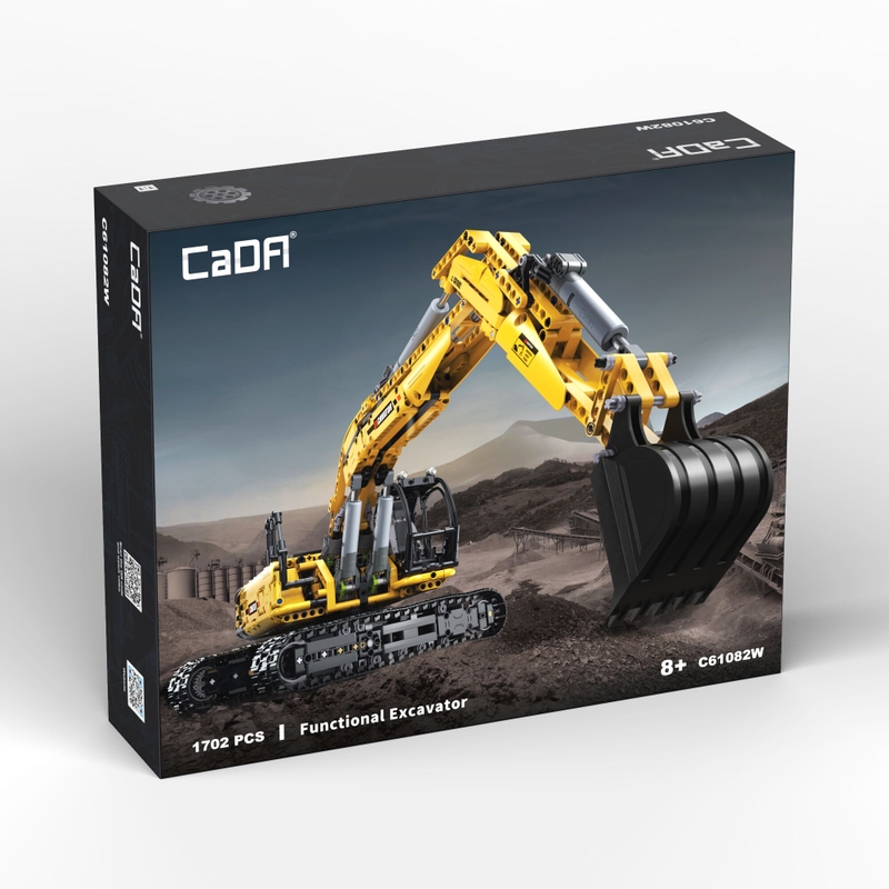 Fully Functional Excavator | CaDA Bricks