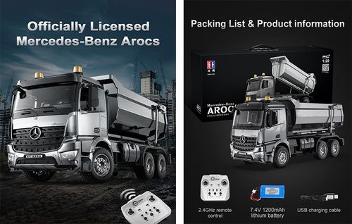 Mercedes-Benz Arocs Dump Truck E590 | Double E Hobby