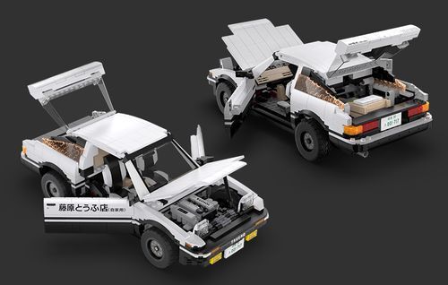 Initial D Takumi Fujiwara Toyota AE86 C61024W | CaDA Bricks