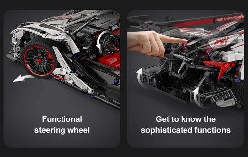 Moc V12 Hypercar C61053W | CaDA Bricks