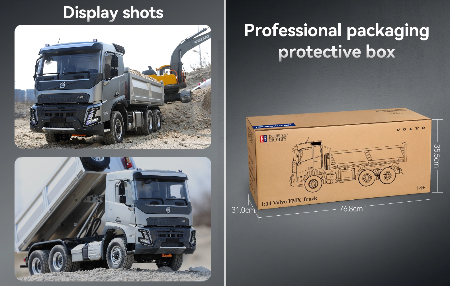 Volvo FMX RC Dump Truck | Double E Hobby