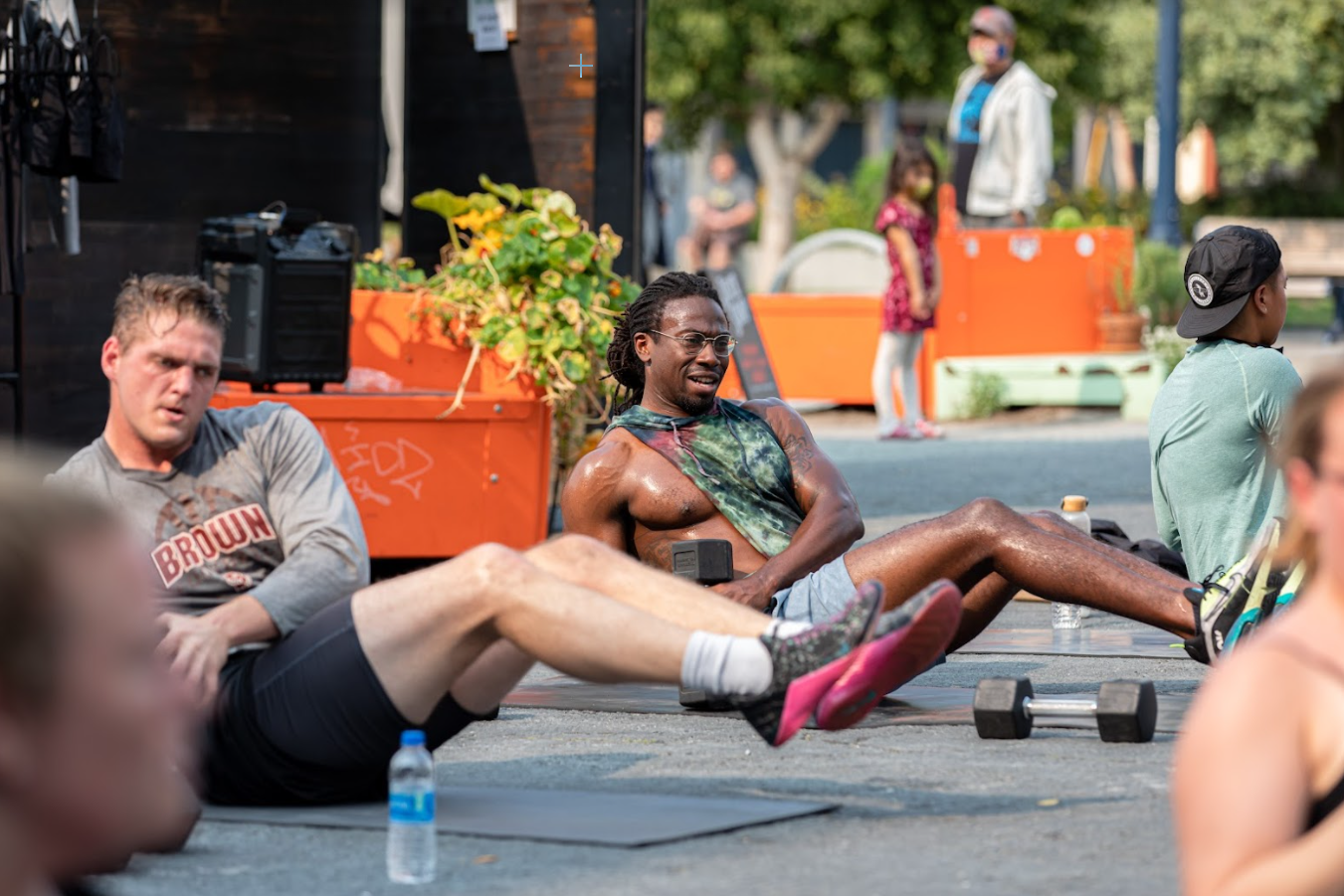 LuxFit, premier outdoor gyms in San Francisco.