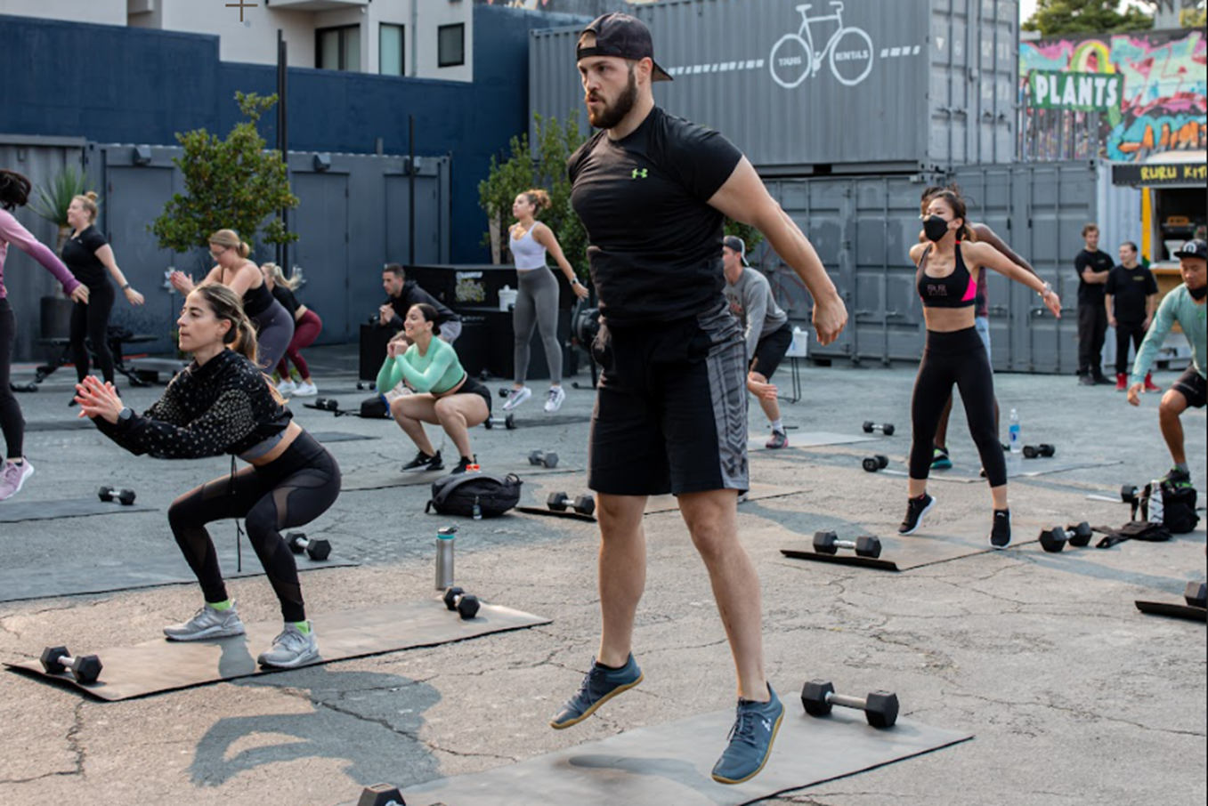 LuxFit, premier outdoor gyms in San Francisco.