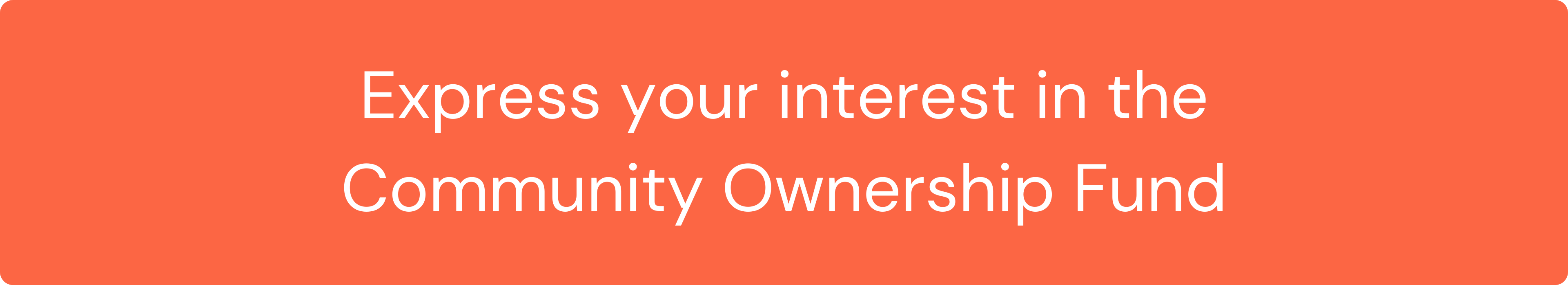 Community Ownership Fund Support Programme