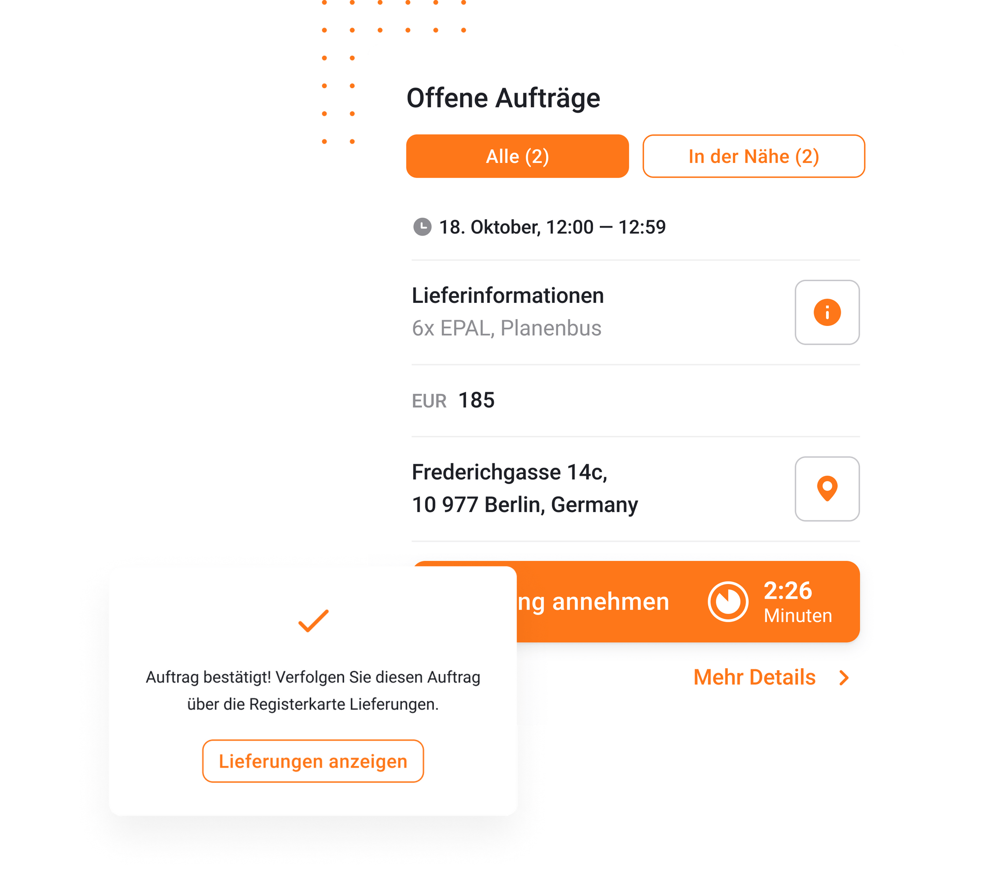 Werde Transportpartner bei Cito – Transportaufträge per App