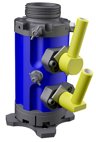 Double Block and Bleed Service Valve 6000 PSI - Cosasco