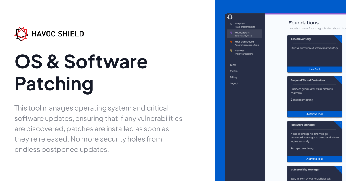 OS & Software Patching - Havoc Shield