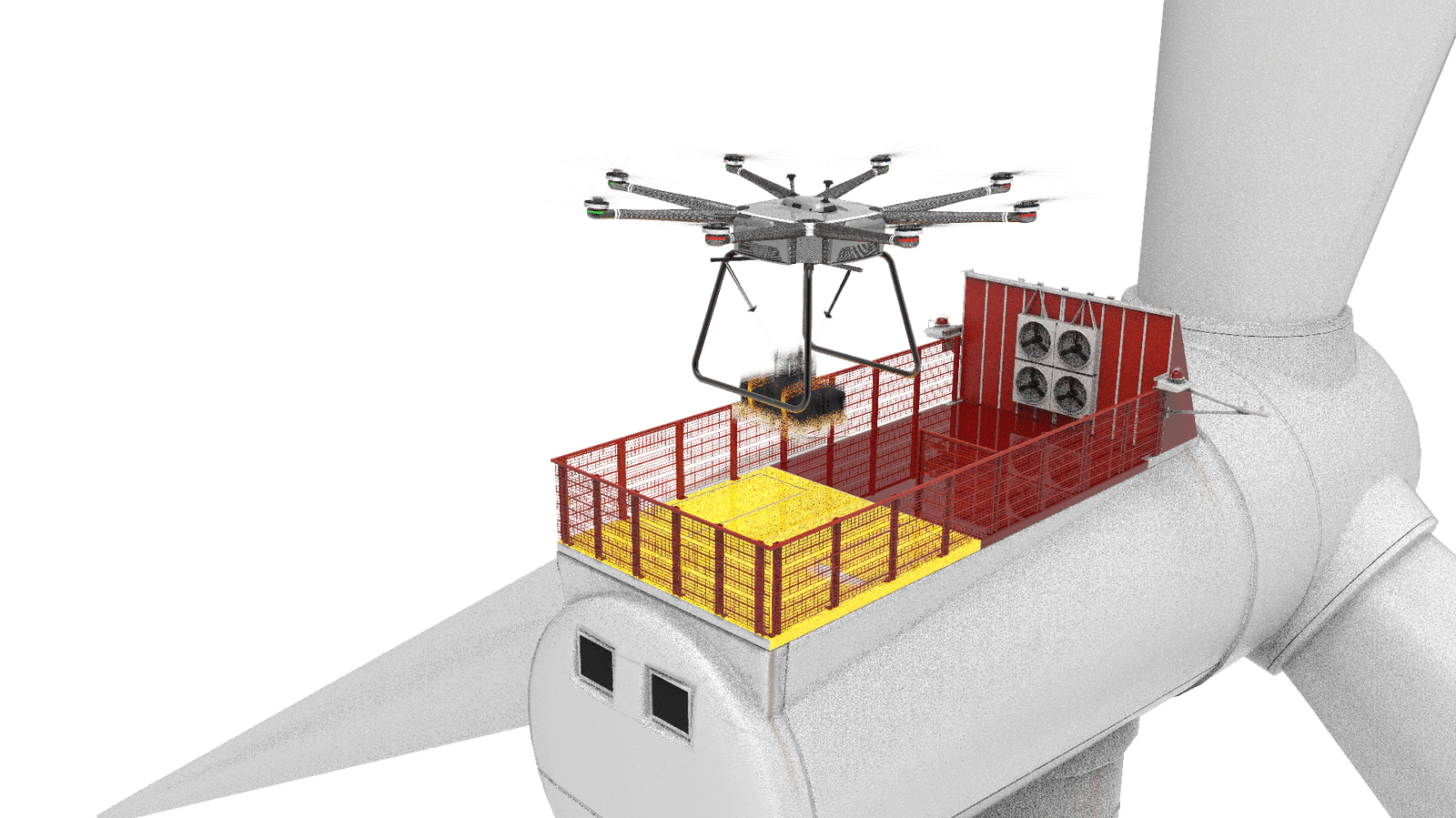 AF200 Flying crane | Capable of lifting up to 200kg payload