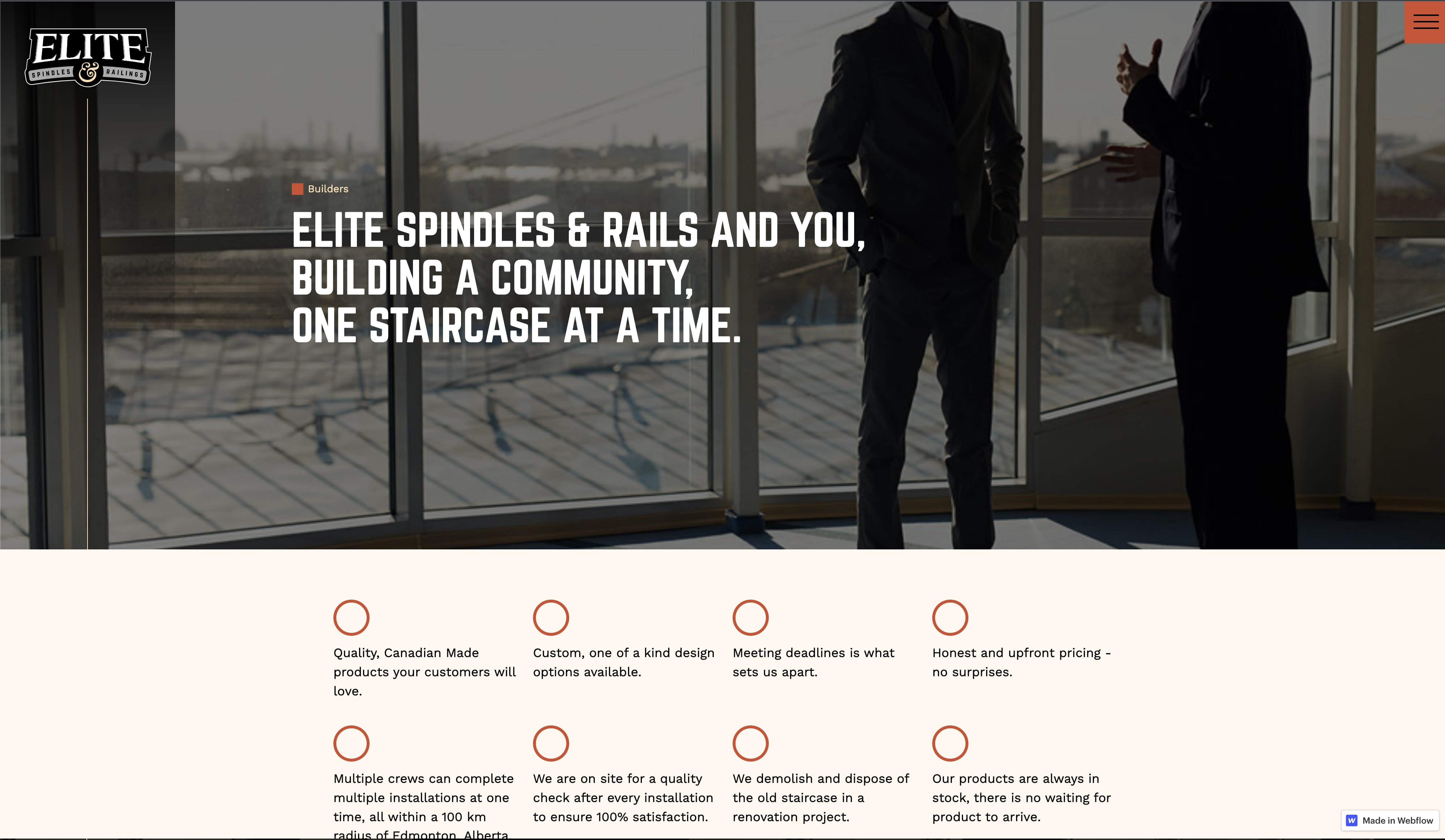 Elite Spindles & Railings | Working With Home Builders